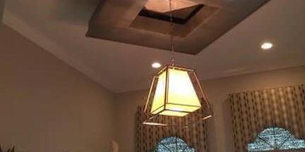 Custom Ceiling Cap - Abernathy Finish Master